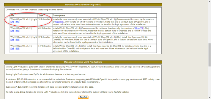 Windows にopenssl をインストール | Oji-Cloud