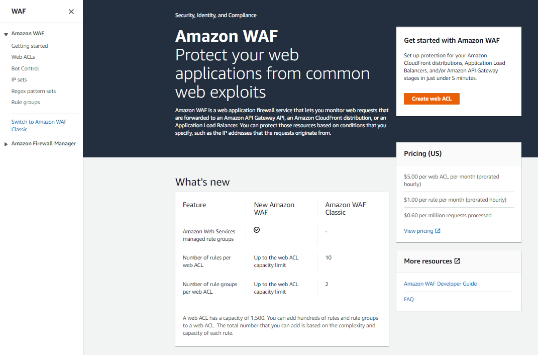 中国 AWS WAF はCloudFront 非対応 | Oji-Cloud