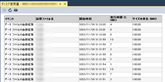 SQL Server の自動拡張(autogrow) を調査した | Oji-Cloud